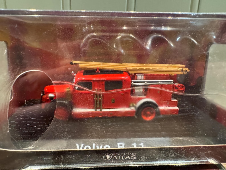 Atlas Miniatures - Volvo B11 - Miniature Firetruck - BOXED - Etsy