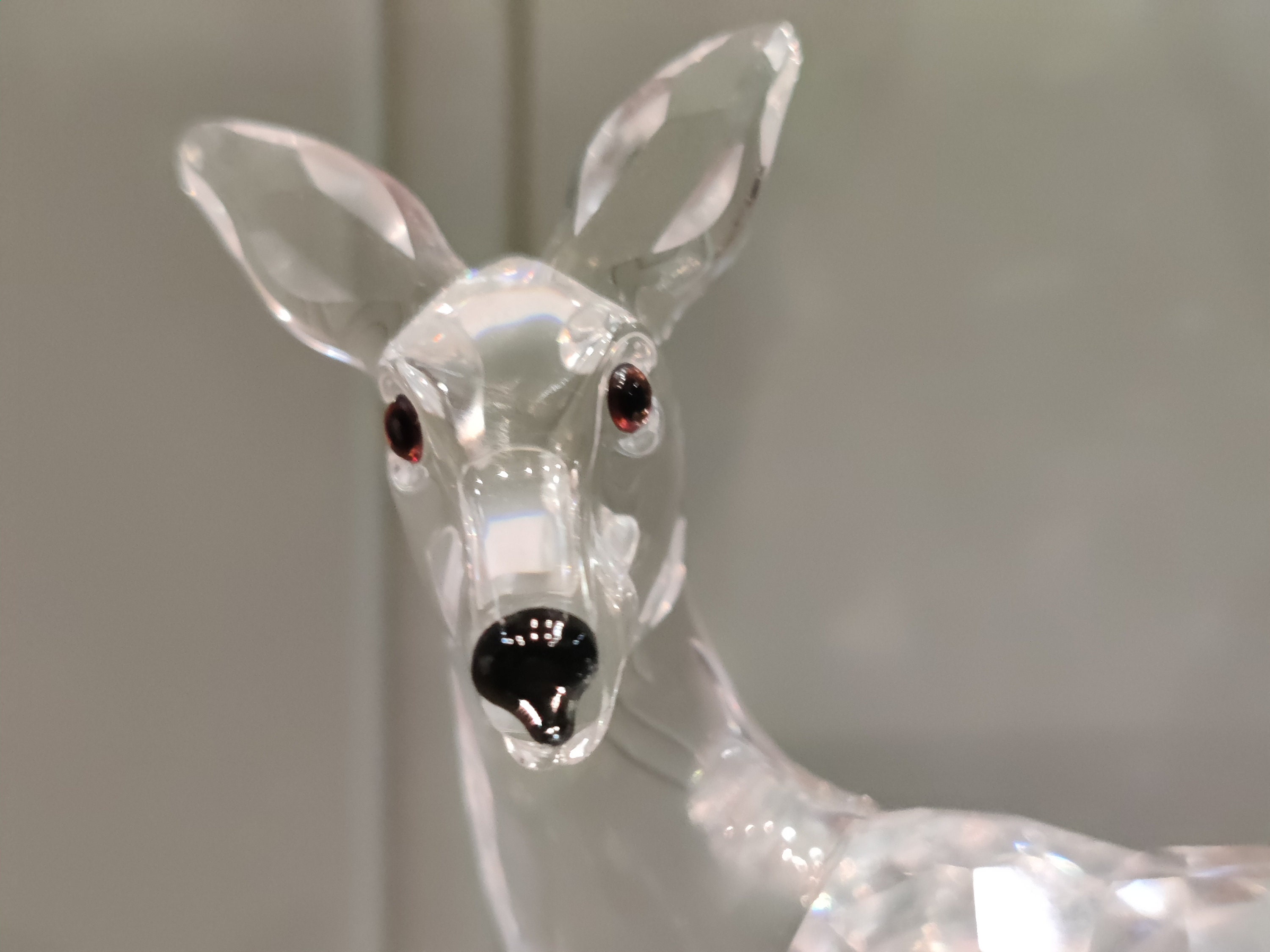 Swarovski Crystal Doe Figurine - Martin Zendron Design - Etsy