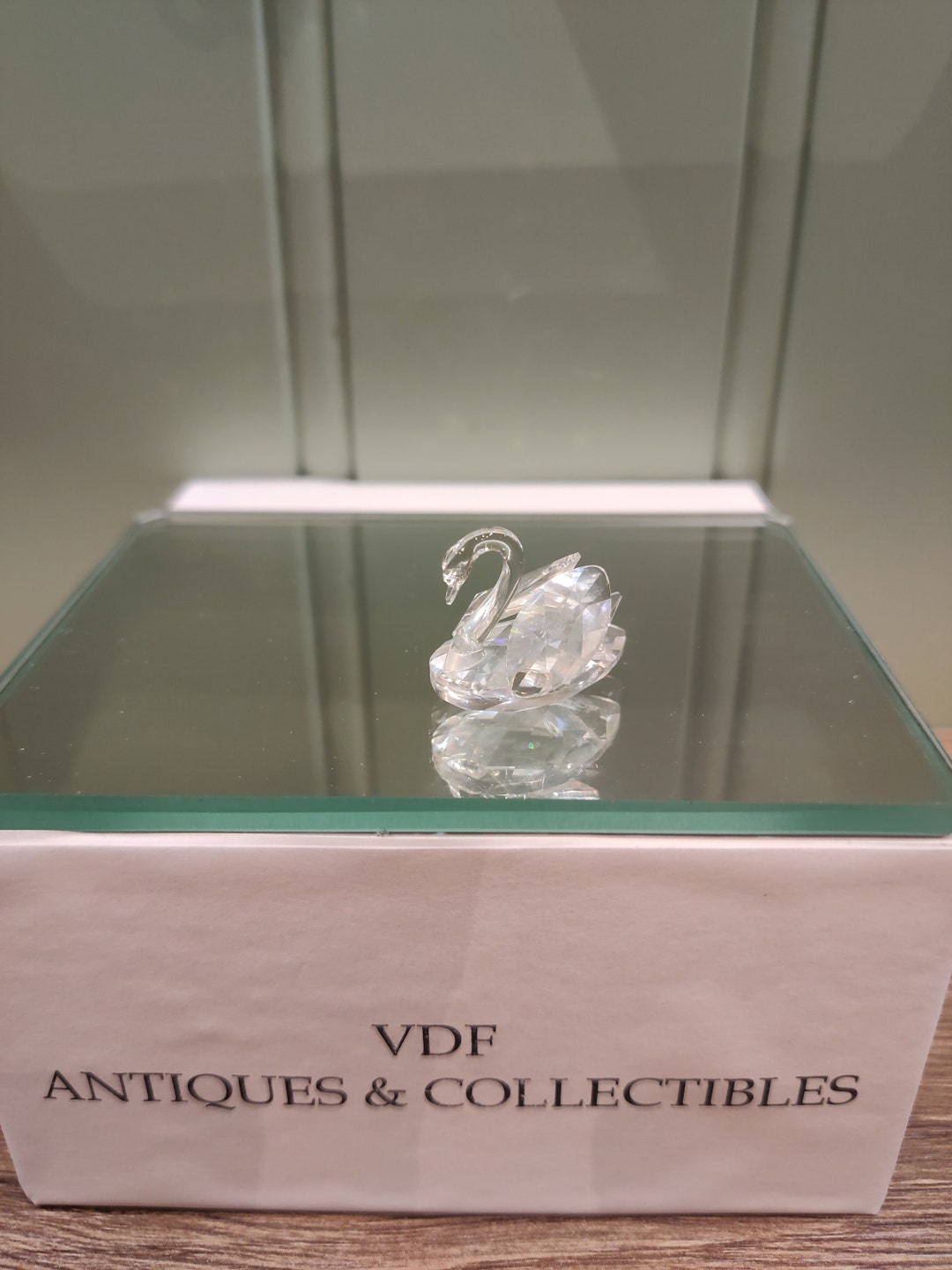 MINI Swarovski Crystal Figurine - Swarovski Mini Swan - Swan - Crystal ...