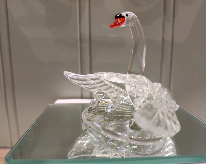 Swarovski Swan Family - Swarovski Crystal - Mother Swan With Babies ...