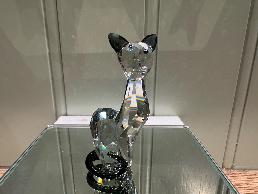 Swarovski Lovlots Ines Cat Crystal Animal Figurines swarovski Cats ...