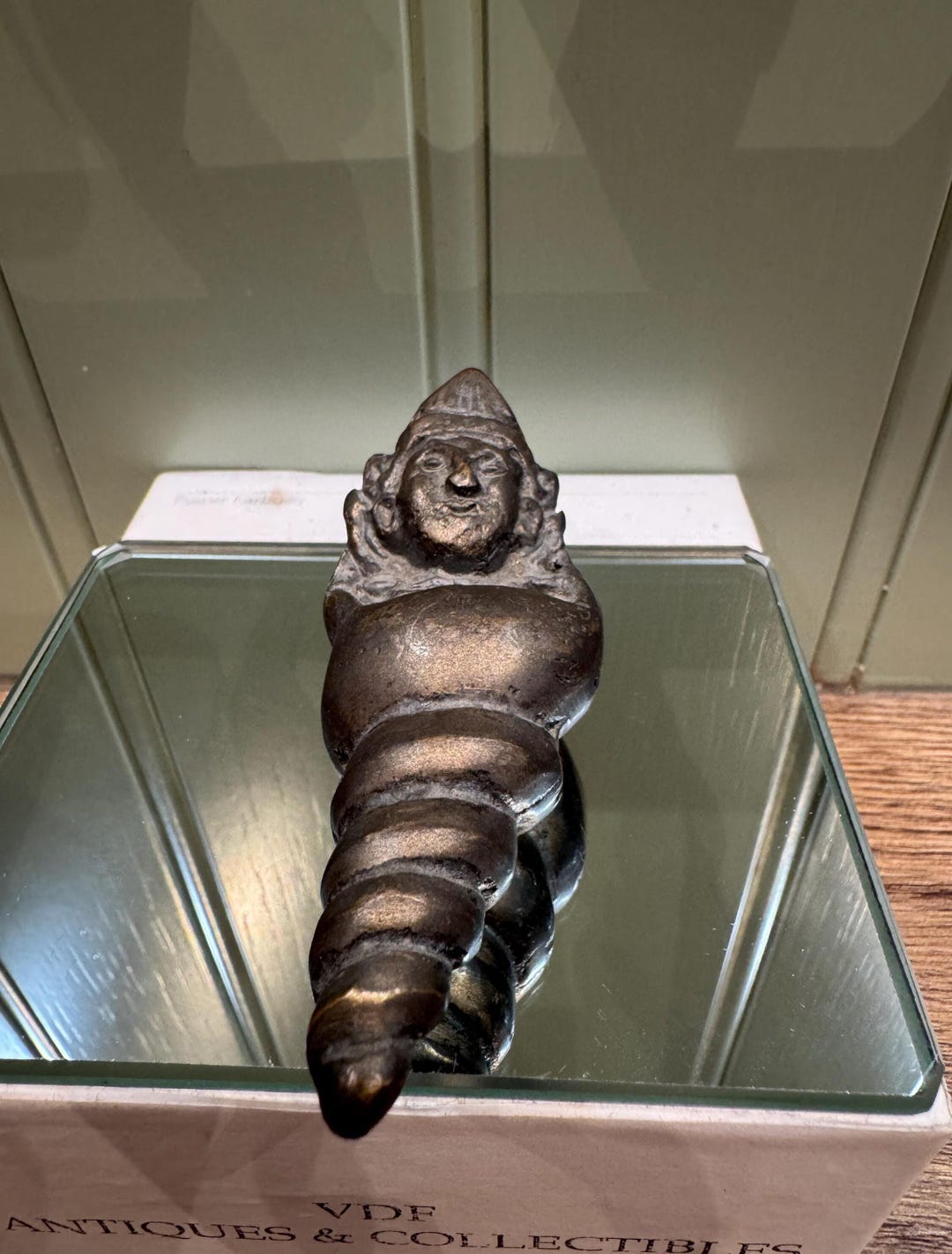 Bronze Conch-shell Buddha Amulet - Traditional Symbolism - Thai Amulet ...