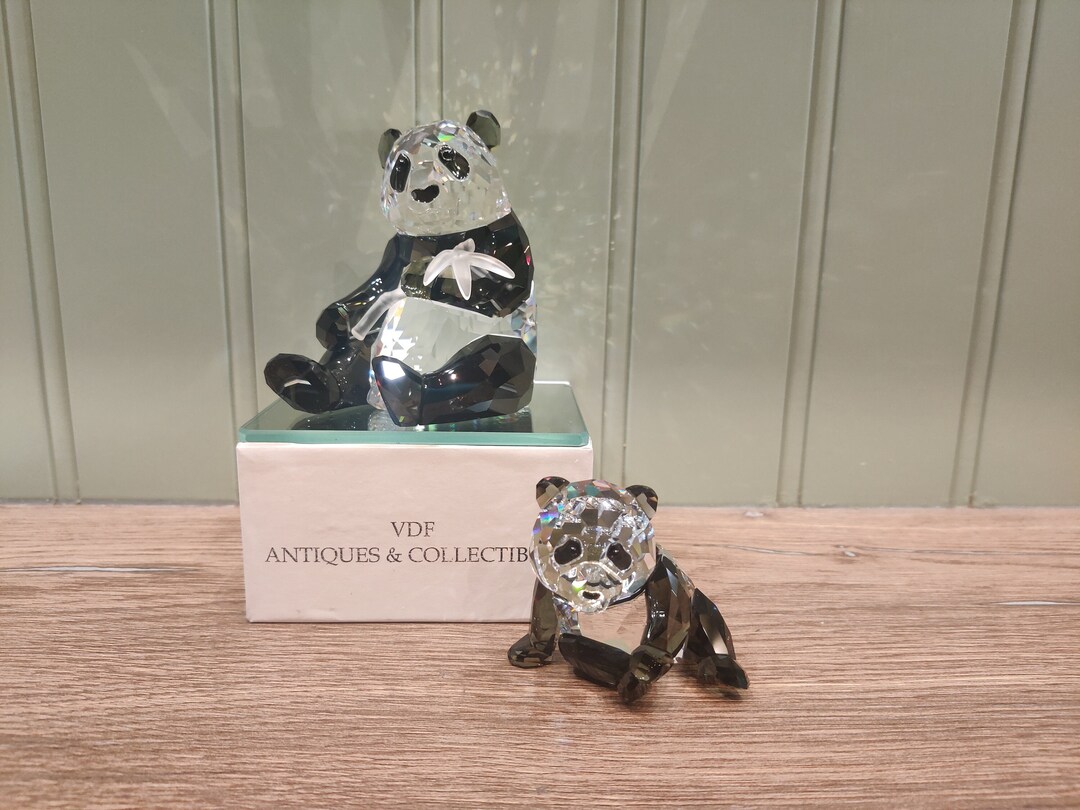 Swarovski Panda's Annual Edition Set Mother Baby Bamboo Crystal ...