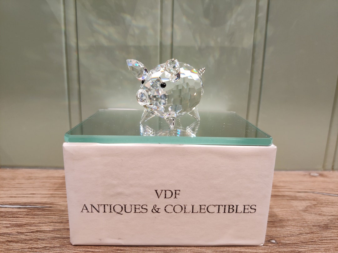 Swarovski Medium-sized Pig - Swarovski Crystal Figurine - Crystal Pig ...