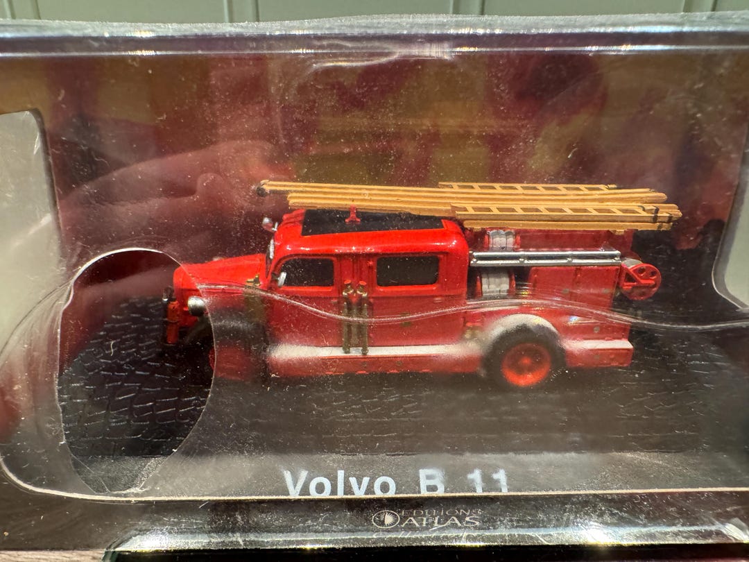 Atlas Miniatures - Volvo B11 - Miniature Firetruck - BOXED - Etsy