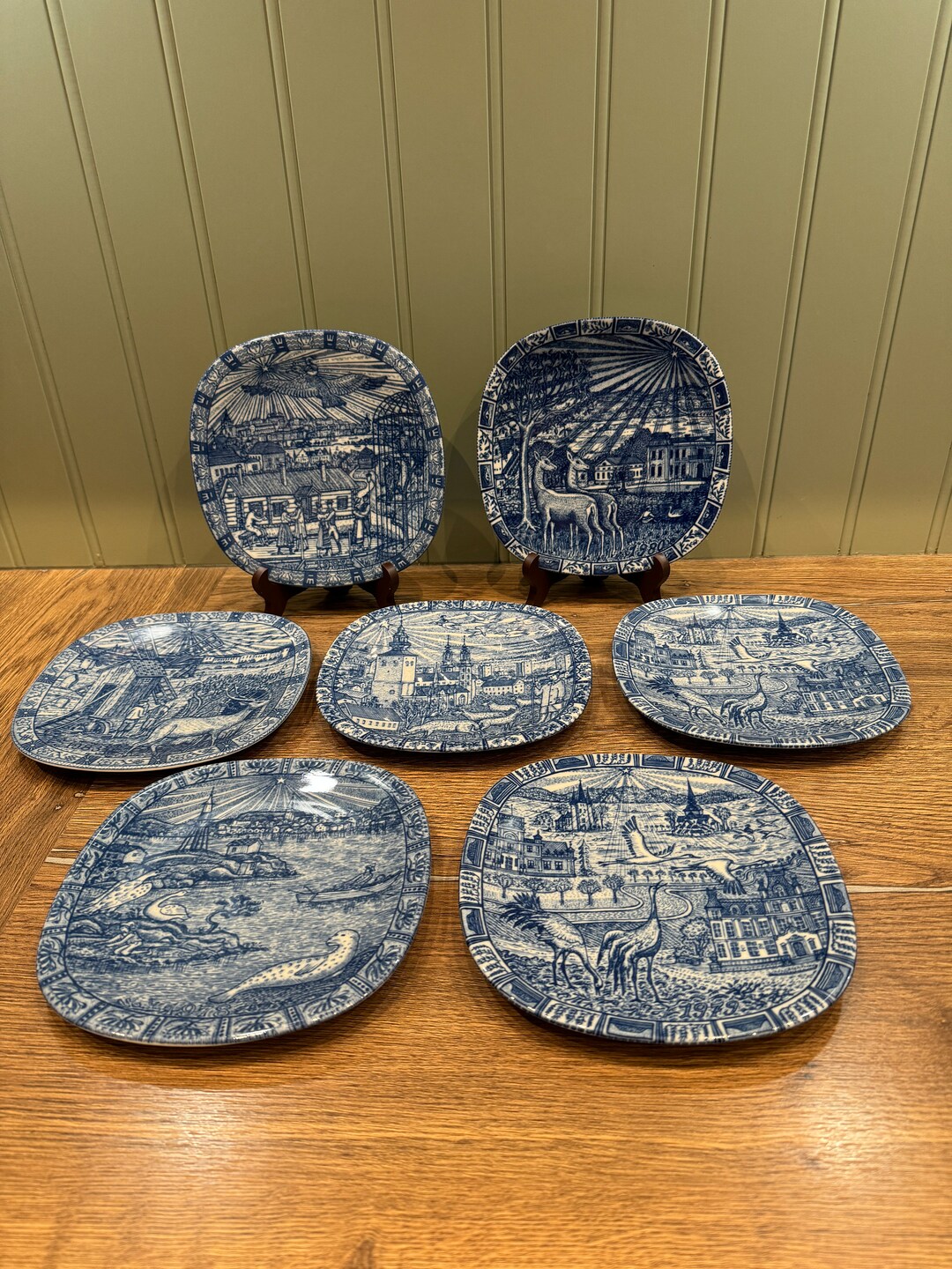 7-piece Rörstrand Decorative Plate-set - Swedish Limited Edition ...