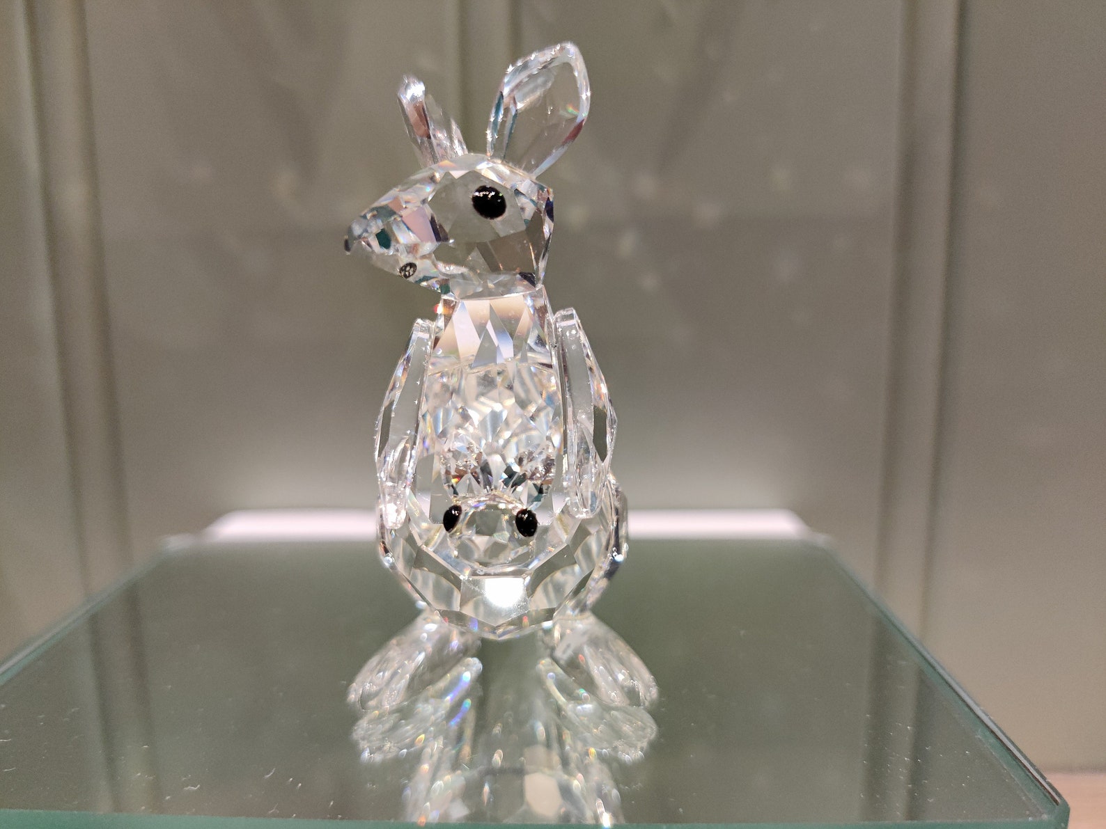Swarovski Crystal Kangaroo With Baby Joey Figurine - Retired - Etsy