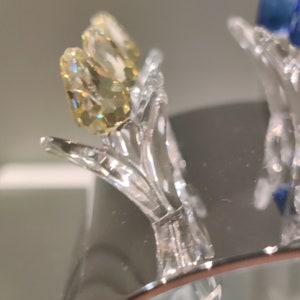 CLEARANCE Swarovski Small Tulips on Stand Swarovski Crystal Figurine ...