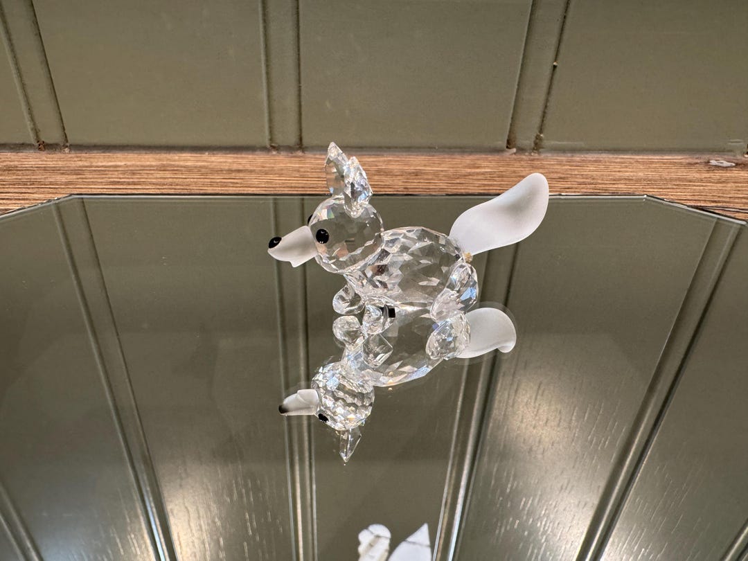 Swarovski Crystal Fox Figurine - Adi Stocker Design - BOXED - Etsy