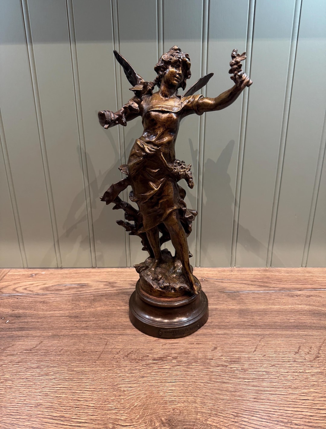 Bronze Forest Nymph Statue: Louis Moreau Reproduction, France - Etsy