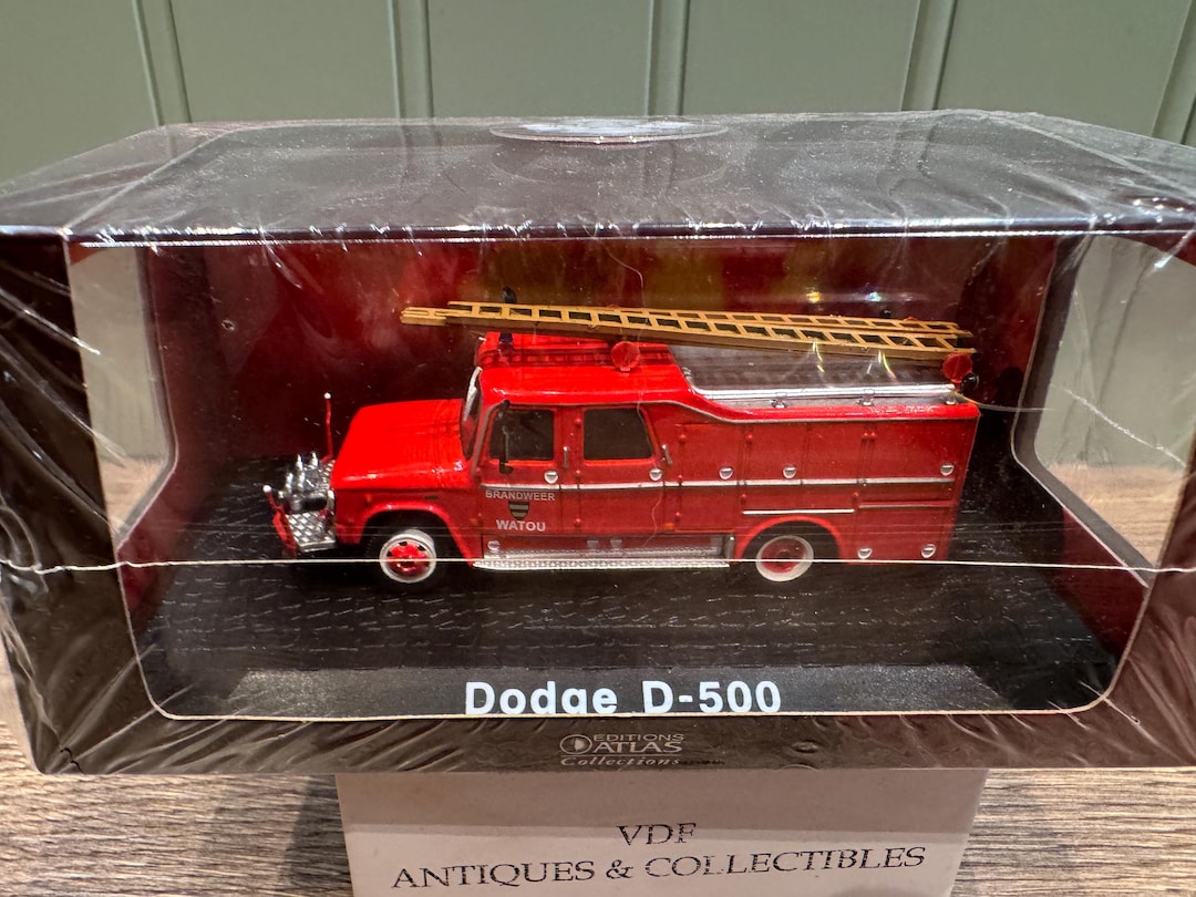 Atlas Miniatures - Dodge D-500 - Miniature Firetruck - BOXED - Etsy