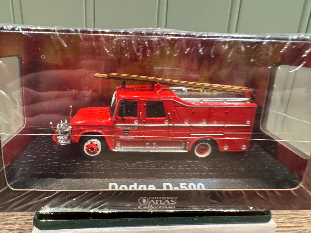 Atlas Miniatures - Dodge D-500 - Miniature Firetruck - BOXED - Etsy