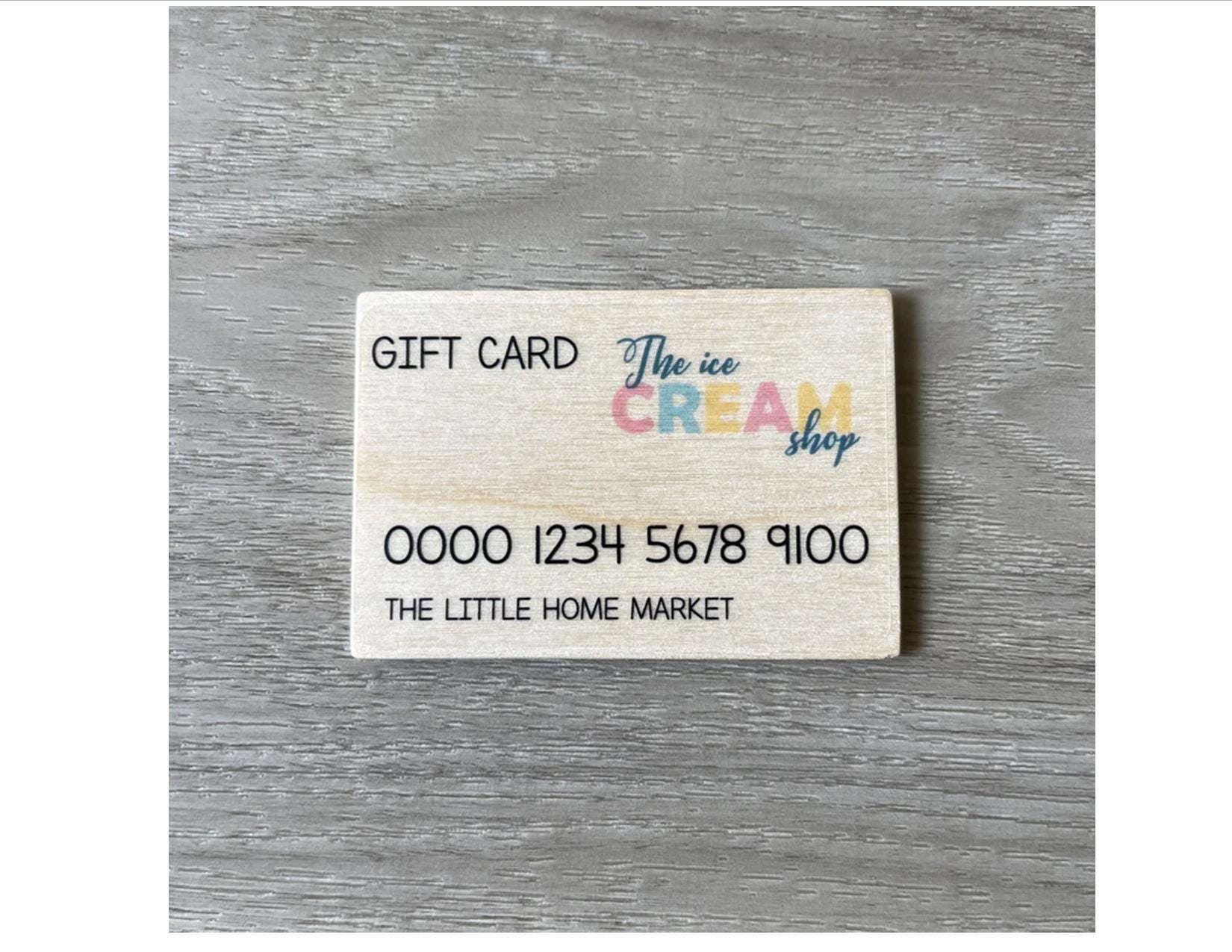Wooden Pretend Play Debit Card Set - Shop Accessory - Etsy