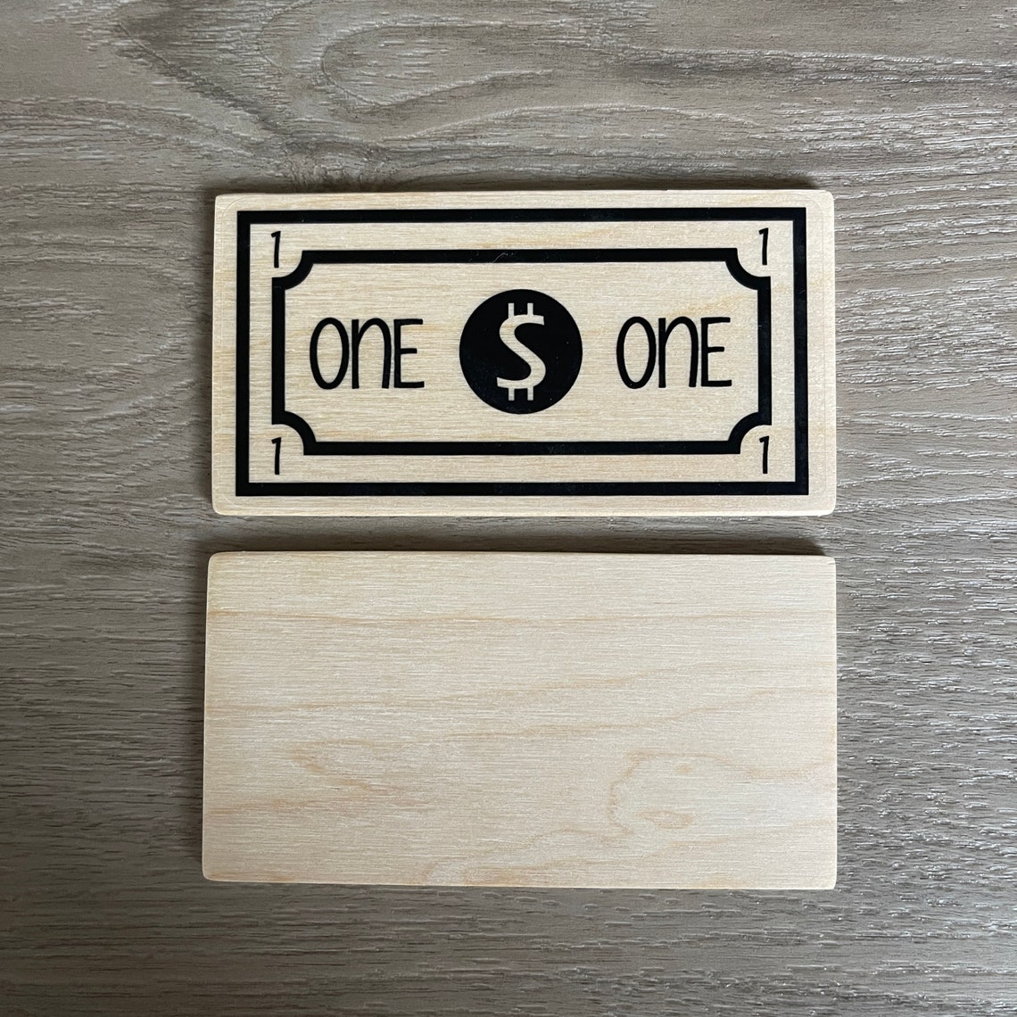 Montessori Wooden Pretend Play Money Set With Bag - Etsy