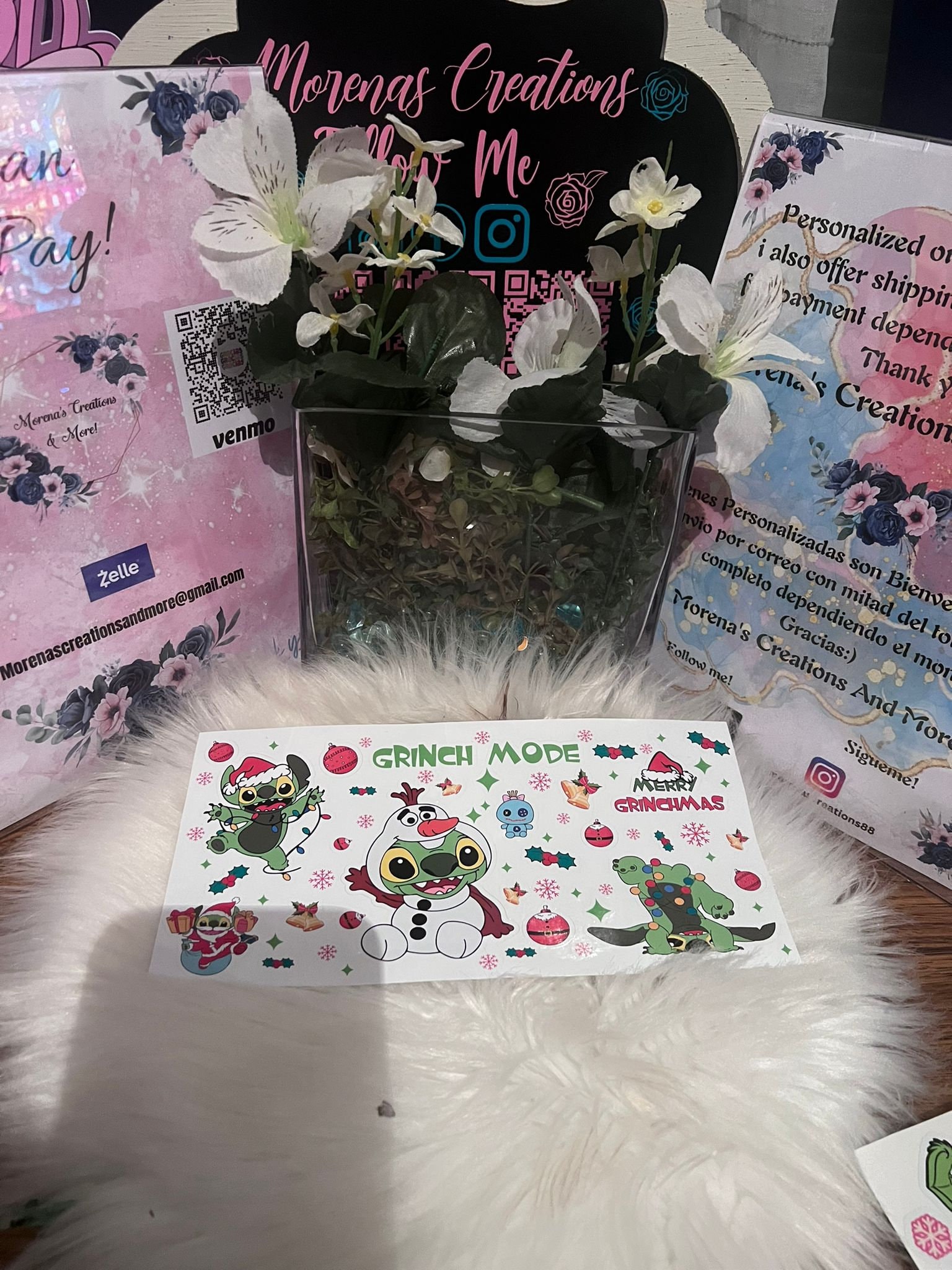 Stitch Grinch Mode Olaf Eco Solvent Ink Ready to Use Wraps Libby Wraps ...