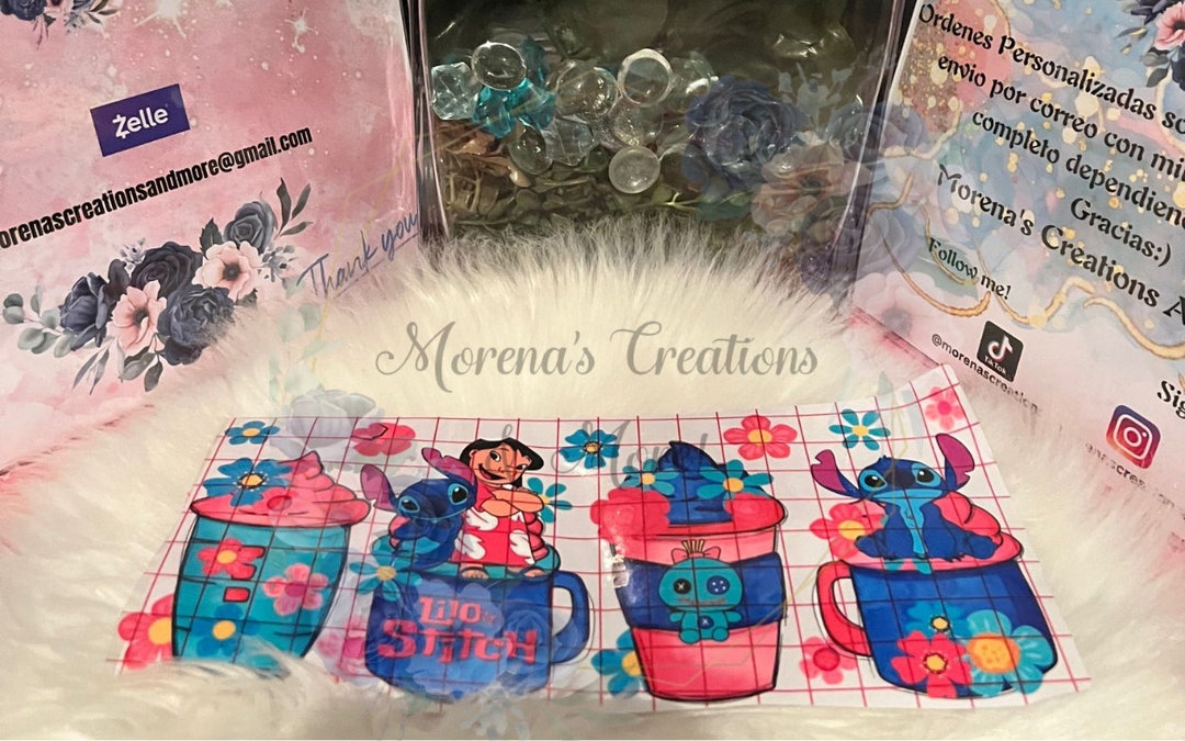 Stitch Coffee Design| Eco Solvent| Libby Wraps| Cute Stitch - Etsy