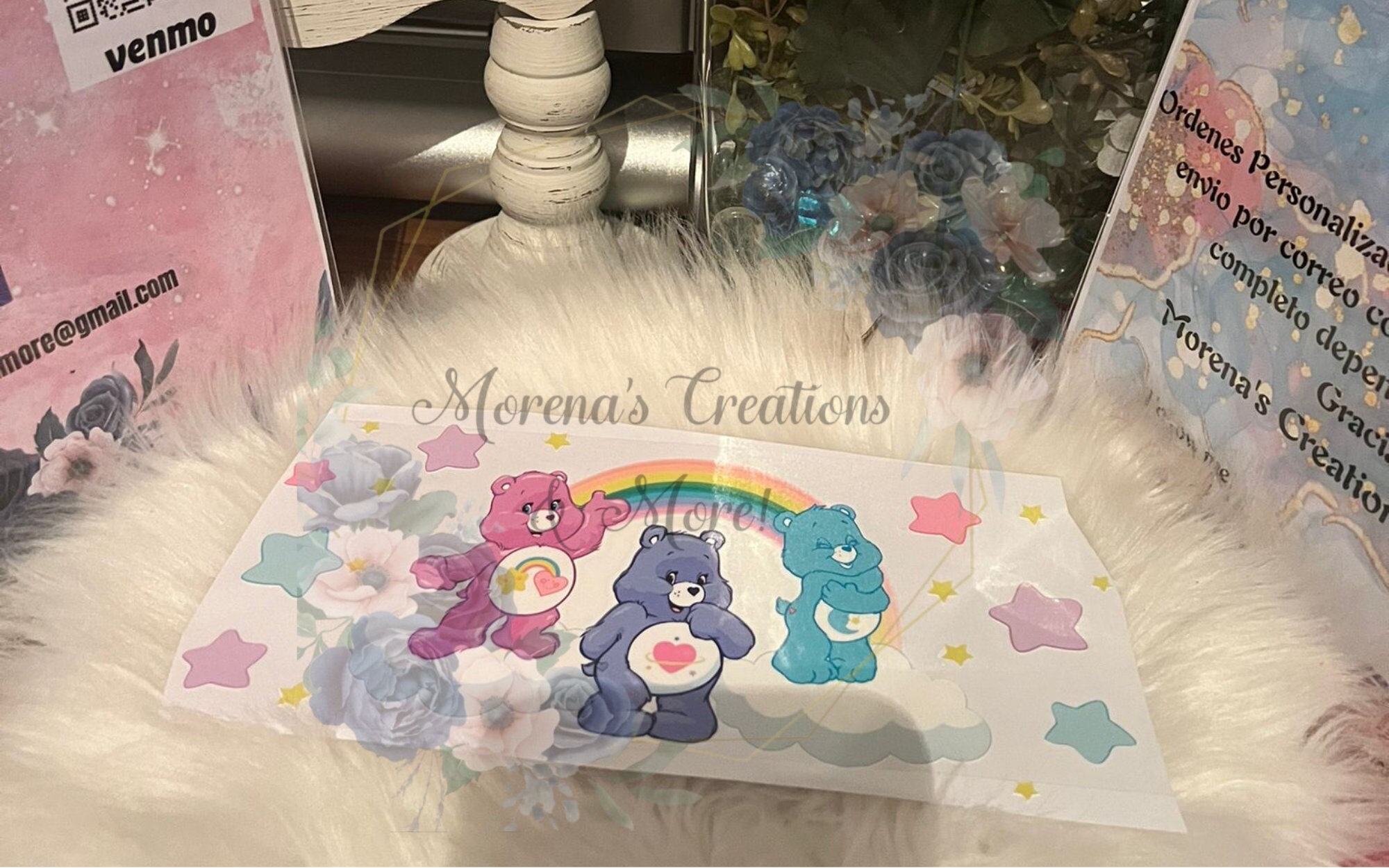 Mario and Care Bears Libby Wraps| Eco Solvent Wraps| Cute 16oz Libby ...