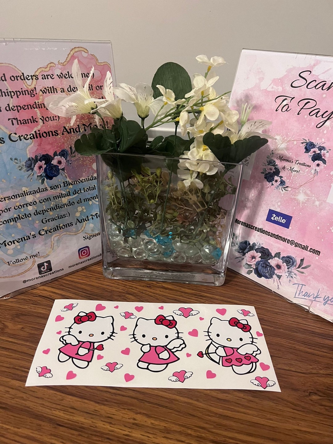 Eco Solvent Ready to Use| Libby Wraps| Cute Kitty| Love| Pink Vibes ...