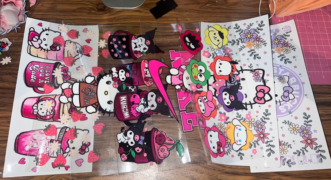 16oz Libby Wraps Hello Kitty 3 Pack Mystery Uv Wraps - Etsy