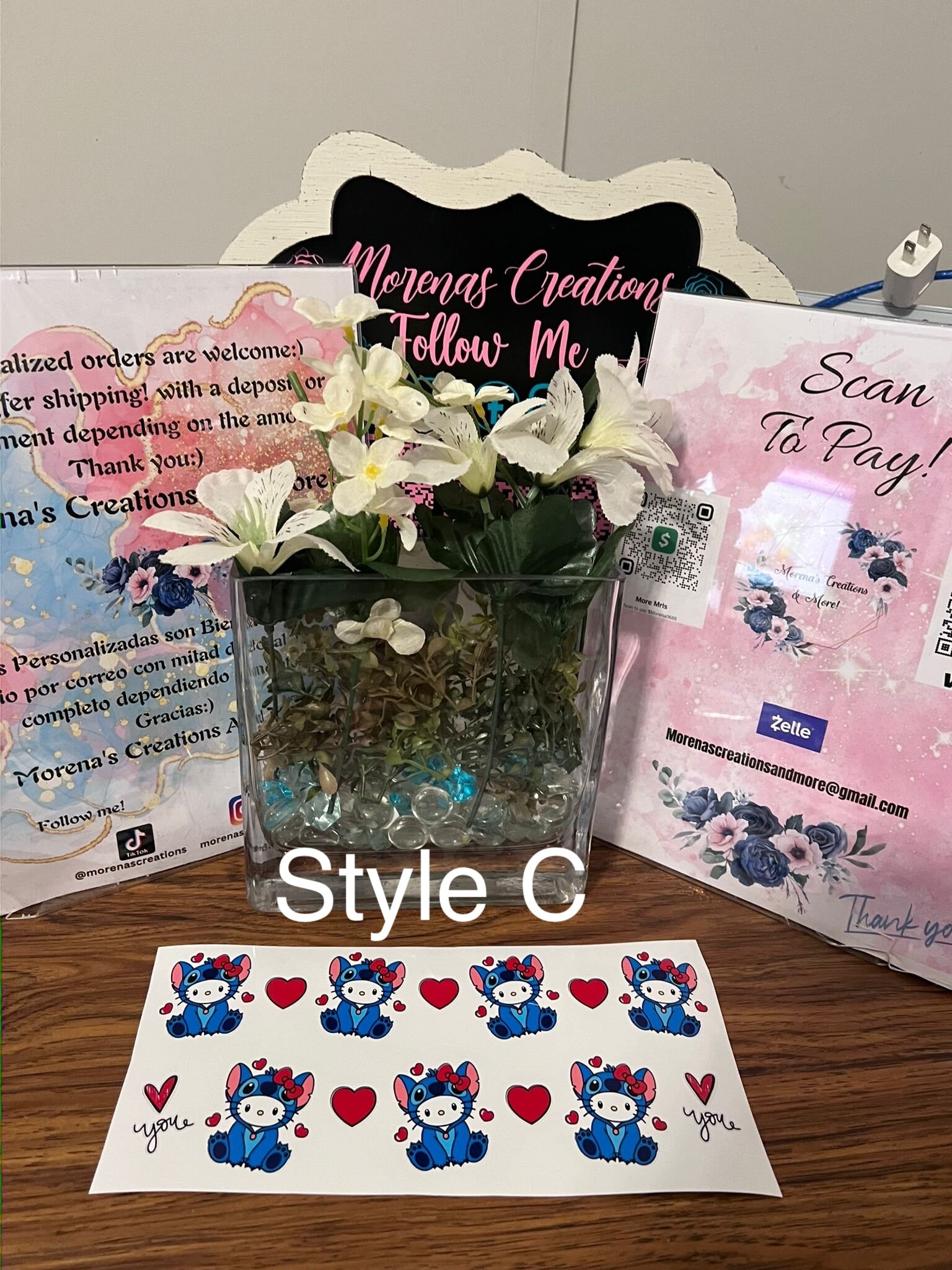 Valentine's Day Libby Wraps| Eco Solvent Wraps| Ready to Use| Stitch ...