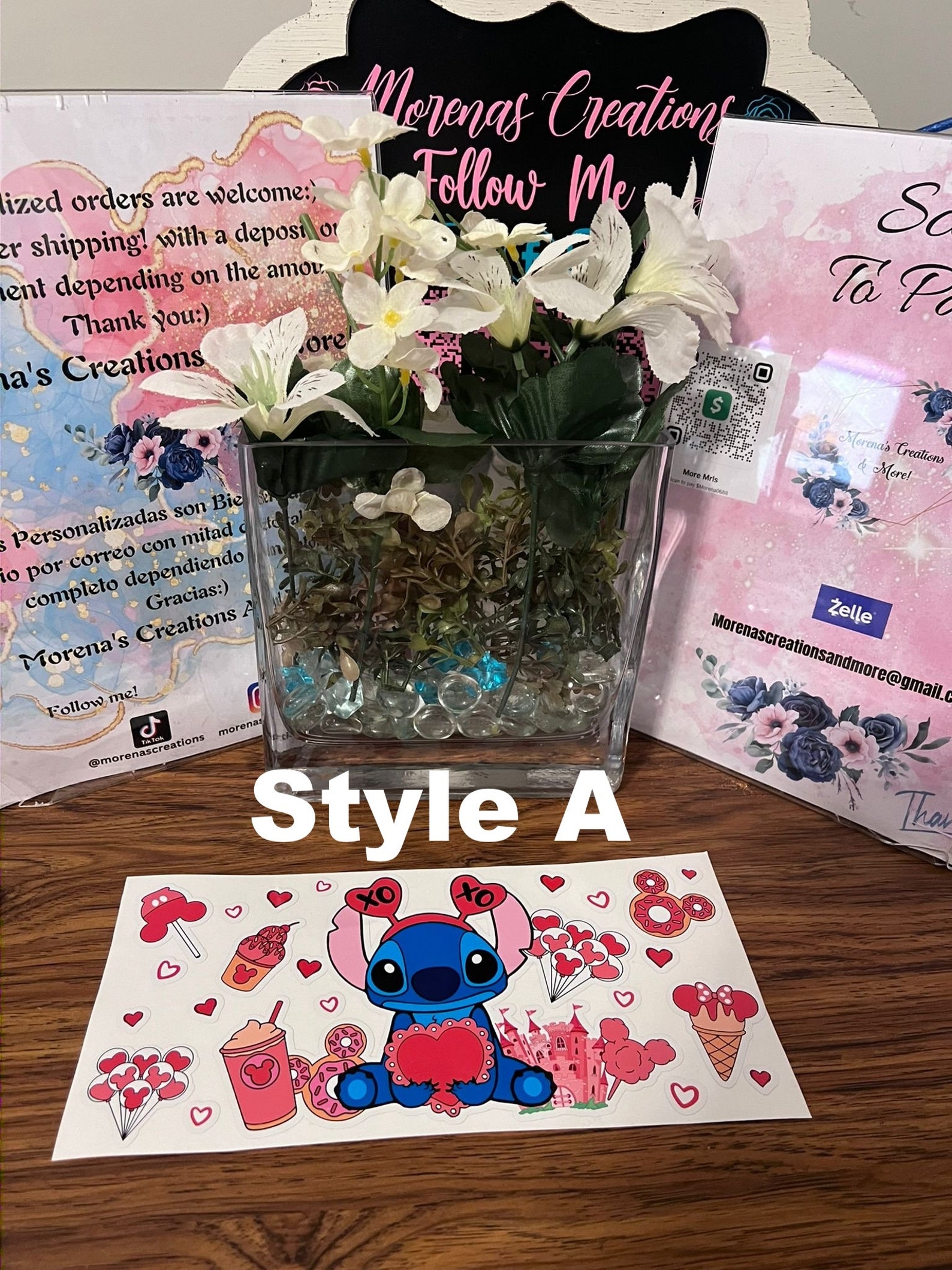 Valentine's Day Libby Wraps| Eco Solvent Wraps| Ready to Use| Stitch ...