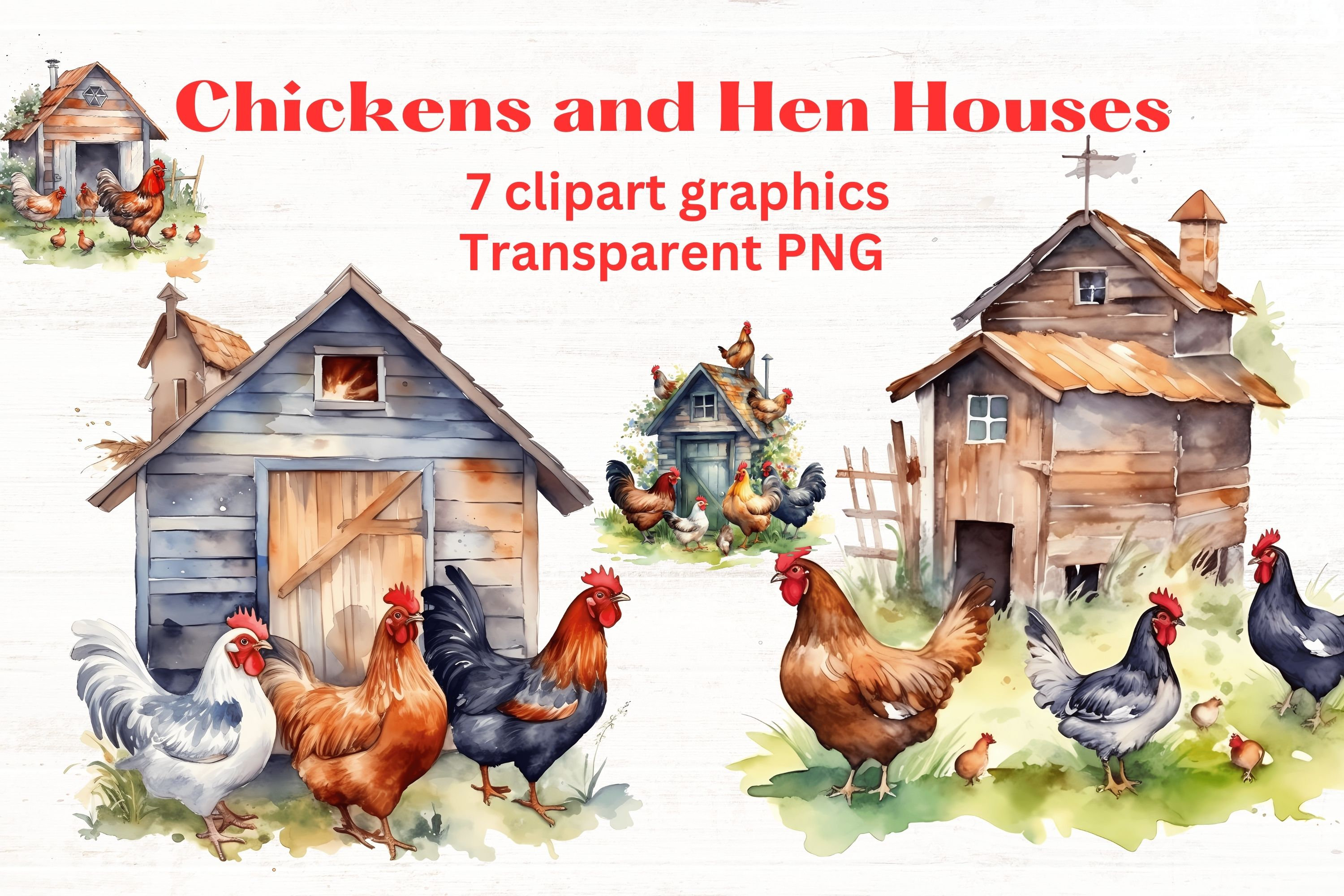 Chicken House Clipart, 7 Clip Art Images, Transparent Png Files ...