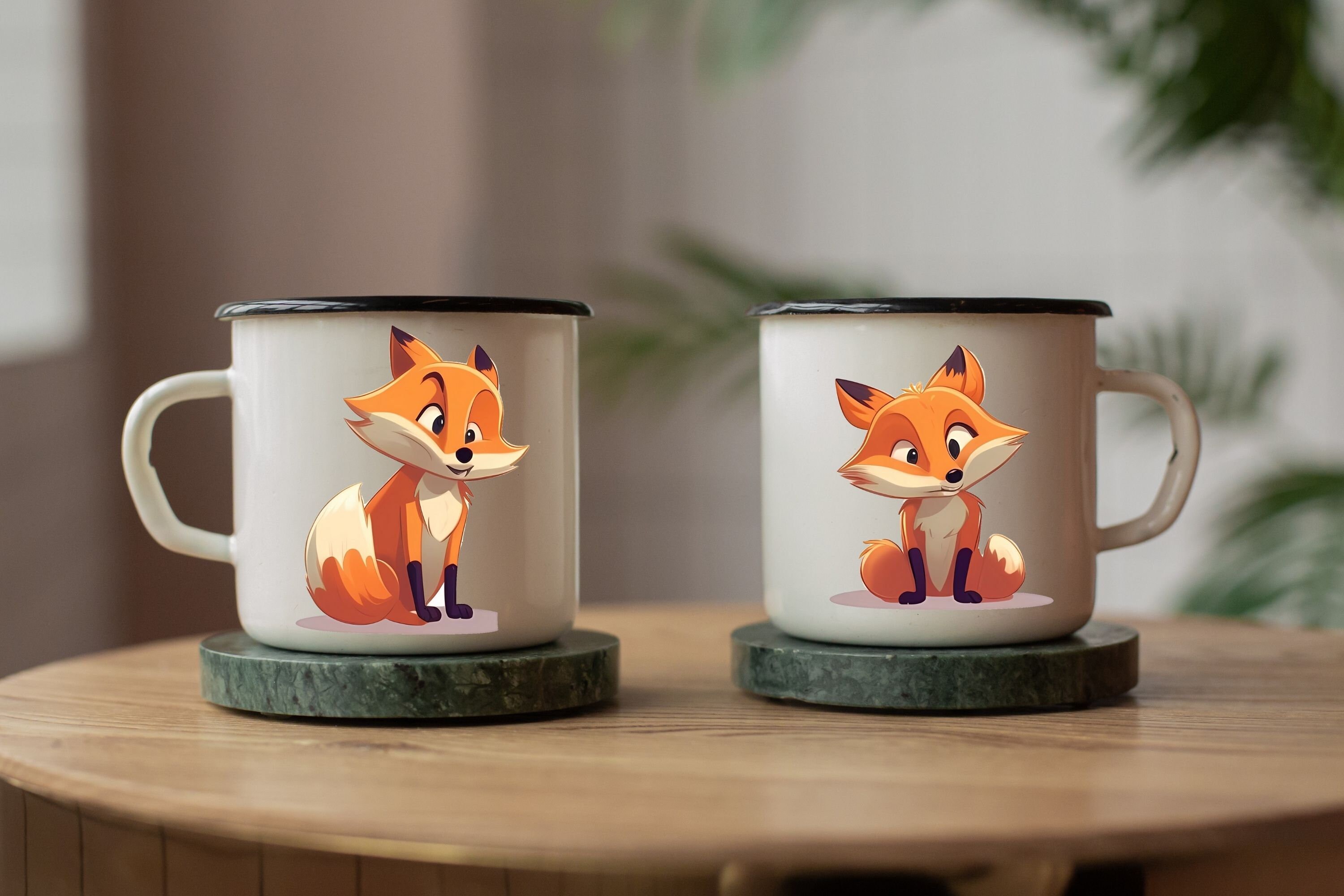 Goofy-looking FOXES Clipart Illustrations, 7 Watercolor Clip Art Images ...