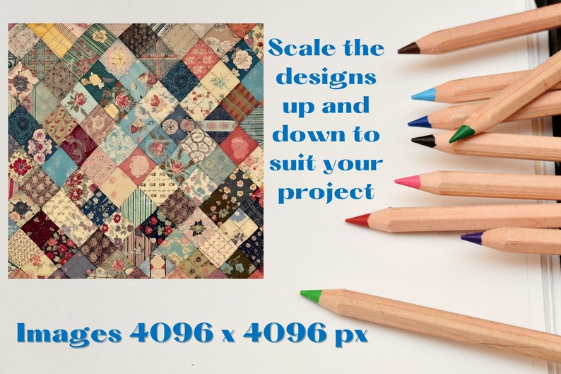 Vintage Quilts Digital Papers, Backgrounds, Sewing Background, Digital ...