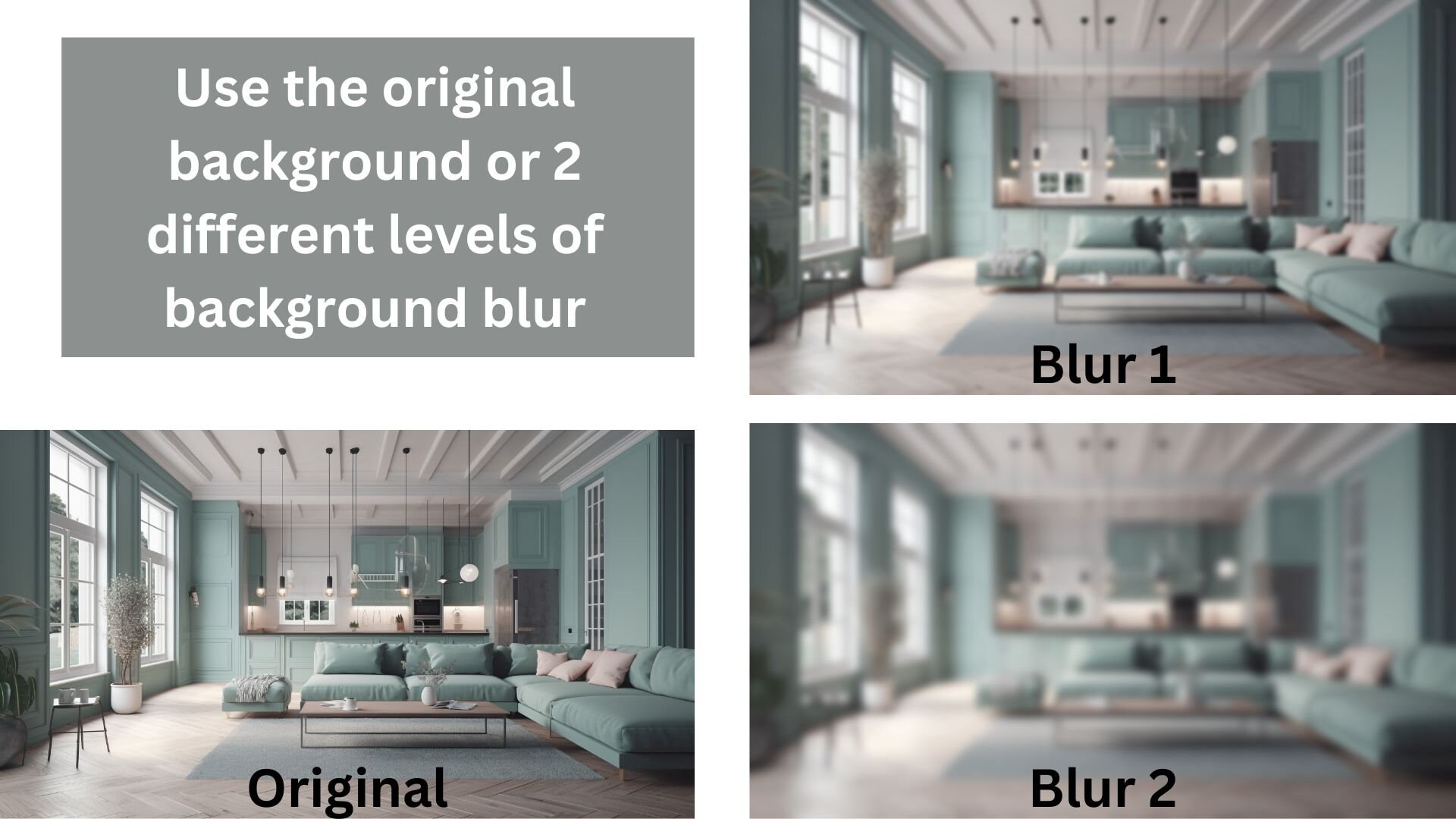 Zoom Backgrounds, Modern HOME Designs, 6 Xblurred and Original ...