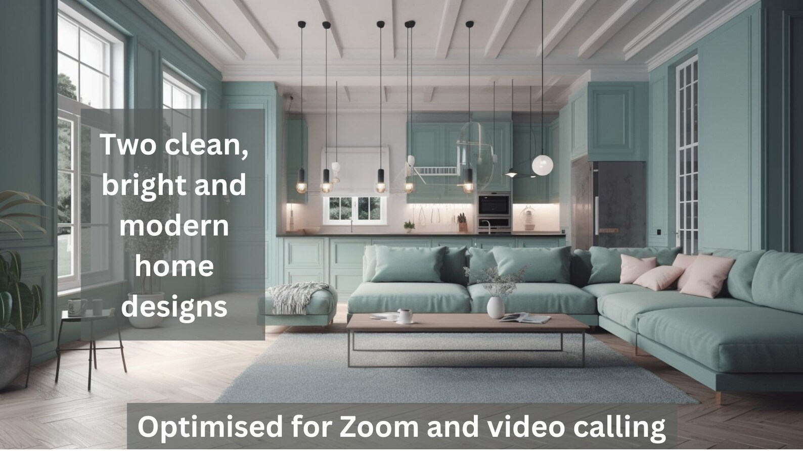 Zoom Backgrounds, Modern HOME Designs, 6 Xblurred and Original ...