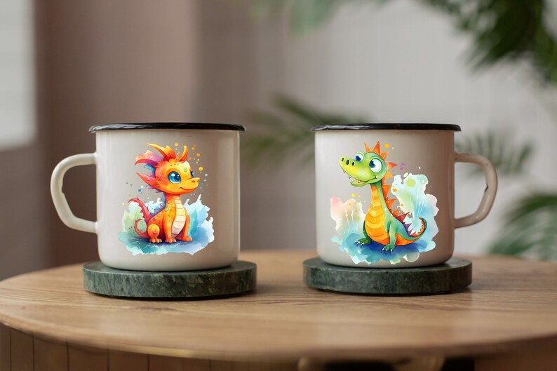 Cute Dragons Clipart, 8 Clip Art Images, Transparent Png Files, Cartoon ...