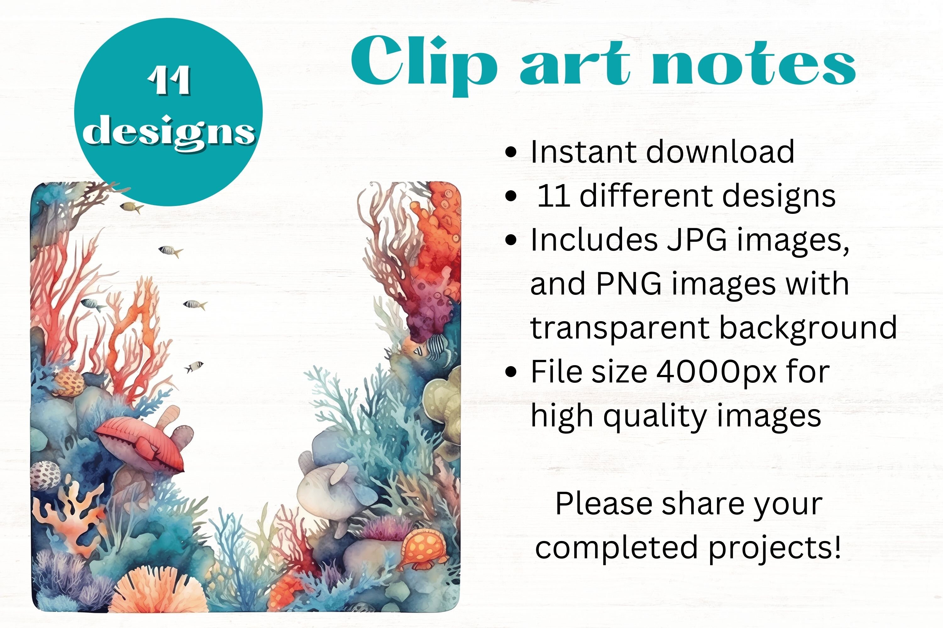 Under the Sea Ocean Frames Clipart, 11 Clip Art Images, Transparent Png ...