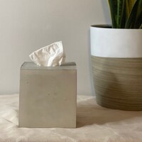 Tissue Box Cover, Granite Tissue Cover, Stone Tissue Cover, Minimalist ...