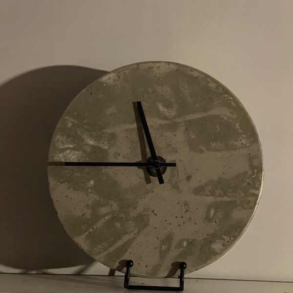 Concrete Clock - Etsy