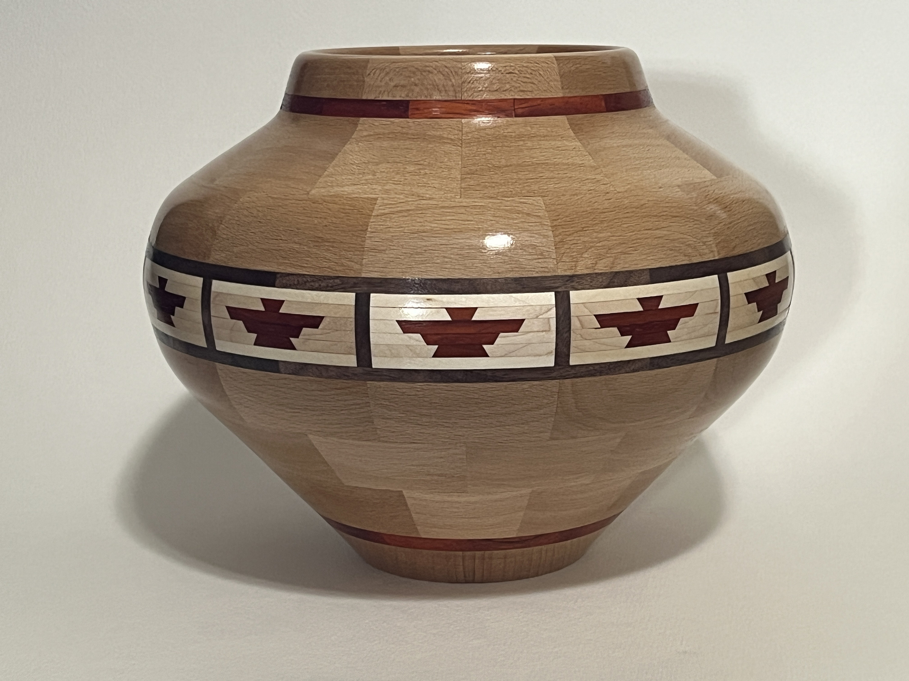 Closed Segment Wood Bowl With Thunderbird Feature Ring - Etsy