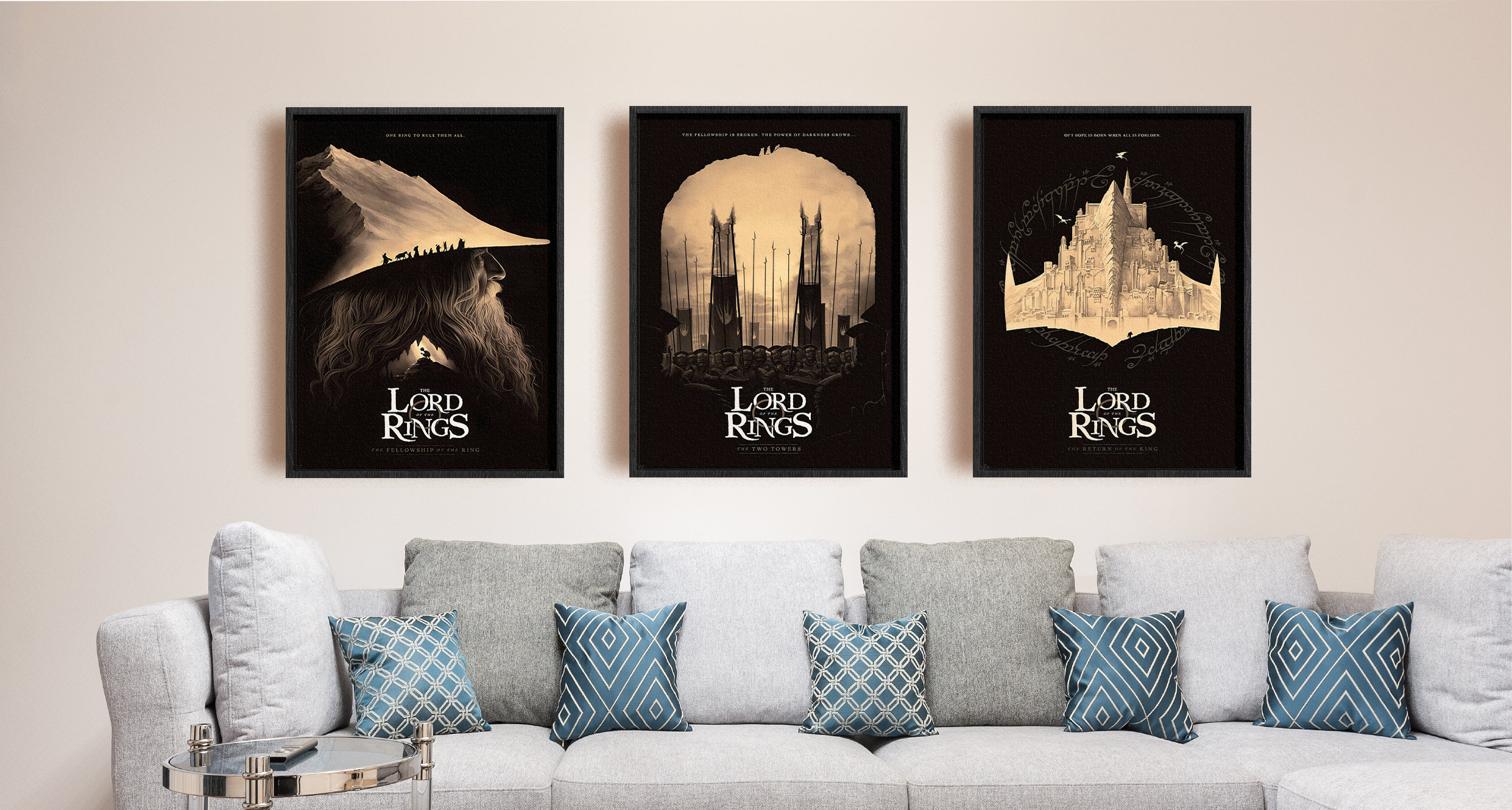 Set of Three Lord of The Rings Poster Printable sold by Leandro Lassmar ...