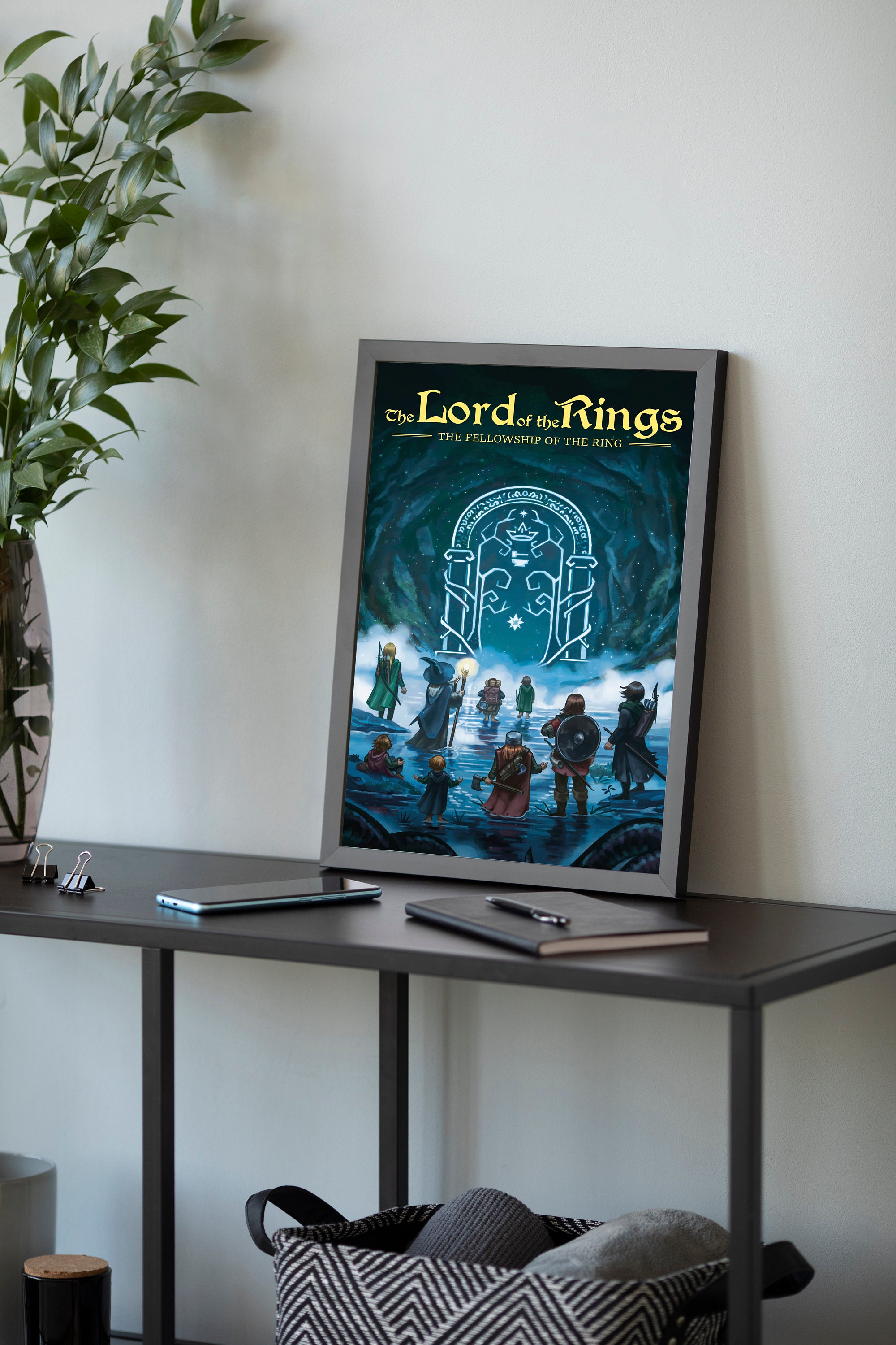 Lord of the Rings Poster Printable PDF LOTR Fellowship of the - Etsy