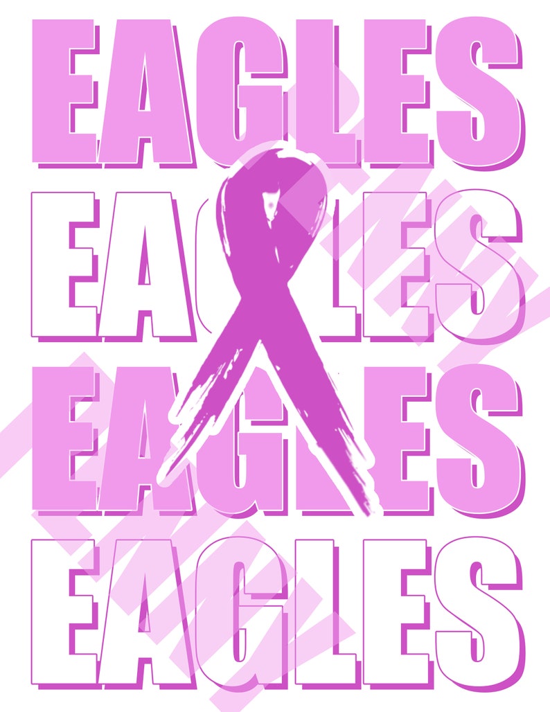 Breast Cancer Awareness Eagles - Etsy
