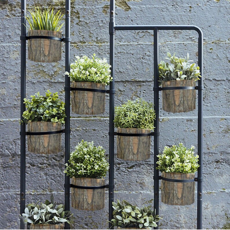 Tree Bark Wooden Flower Pot Planter Succulent Rustic Tree Log Vase ...