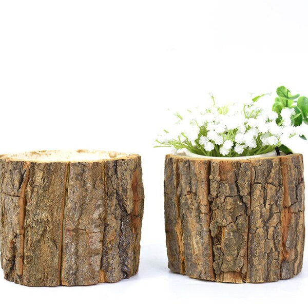 Log Vase - Etsy