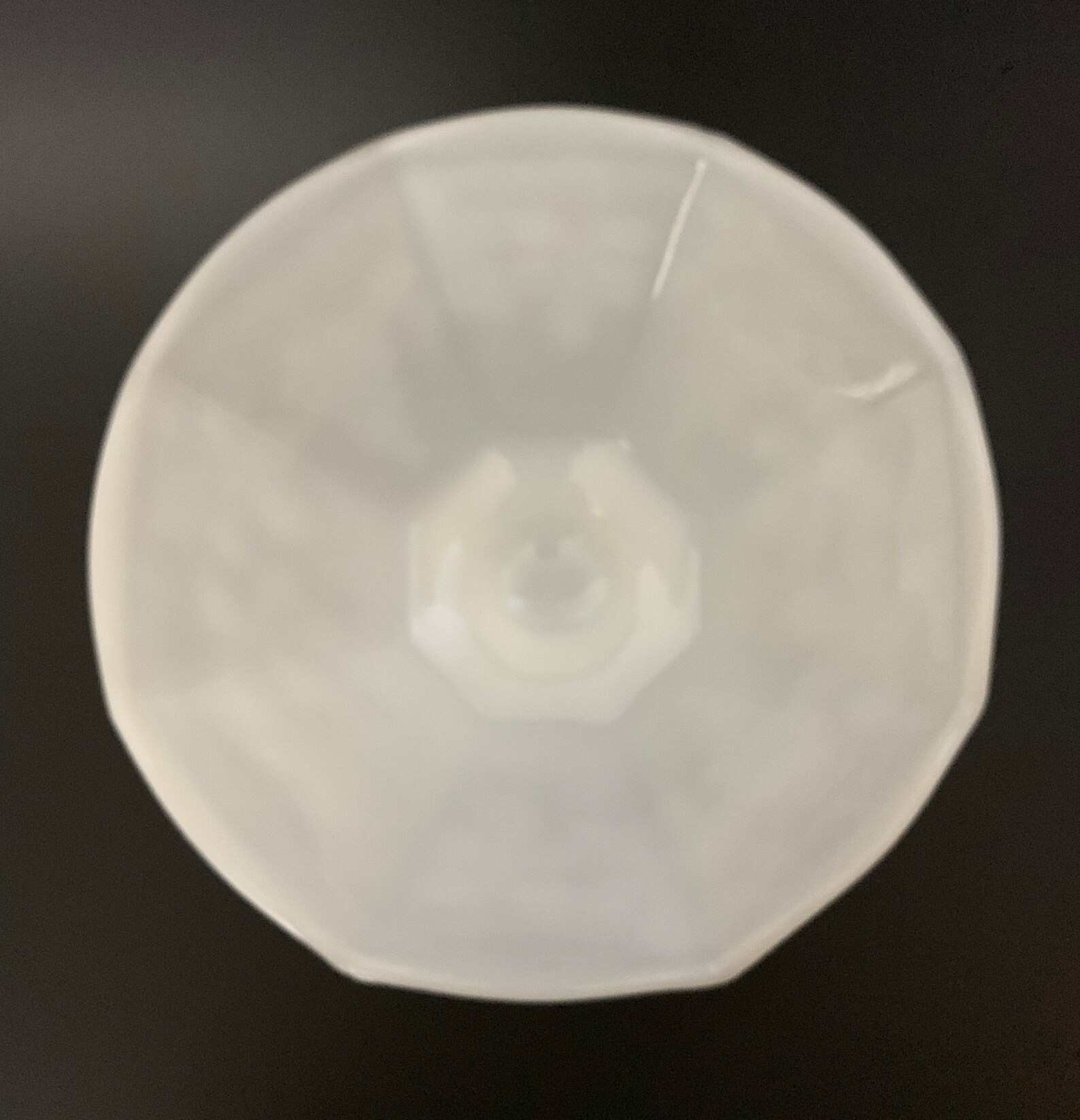 Anchor Hocking Milk Glass Panel Pedestal Bowl With Grapes and Vines ...