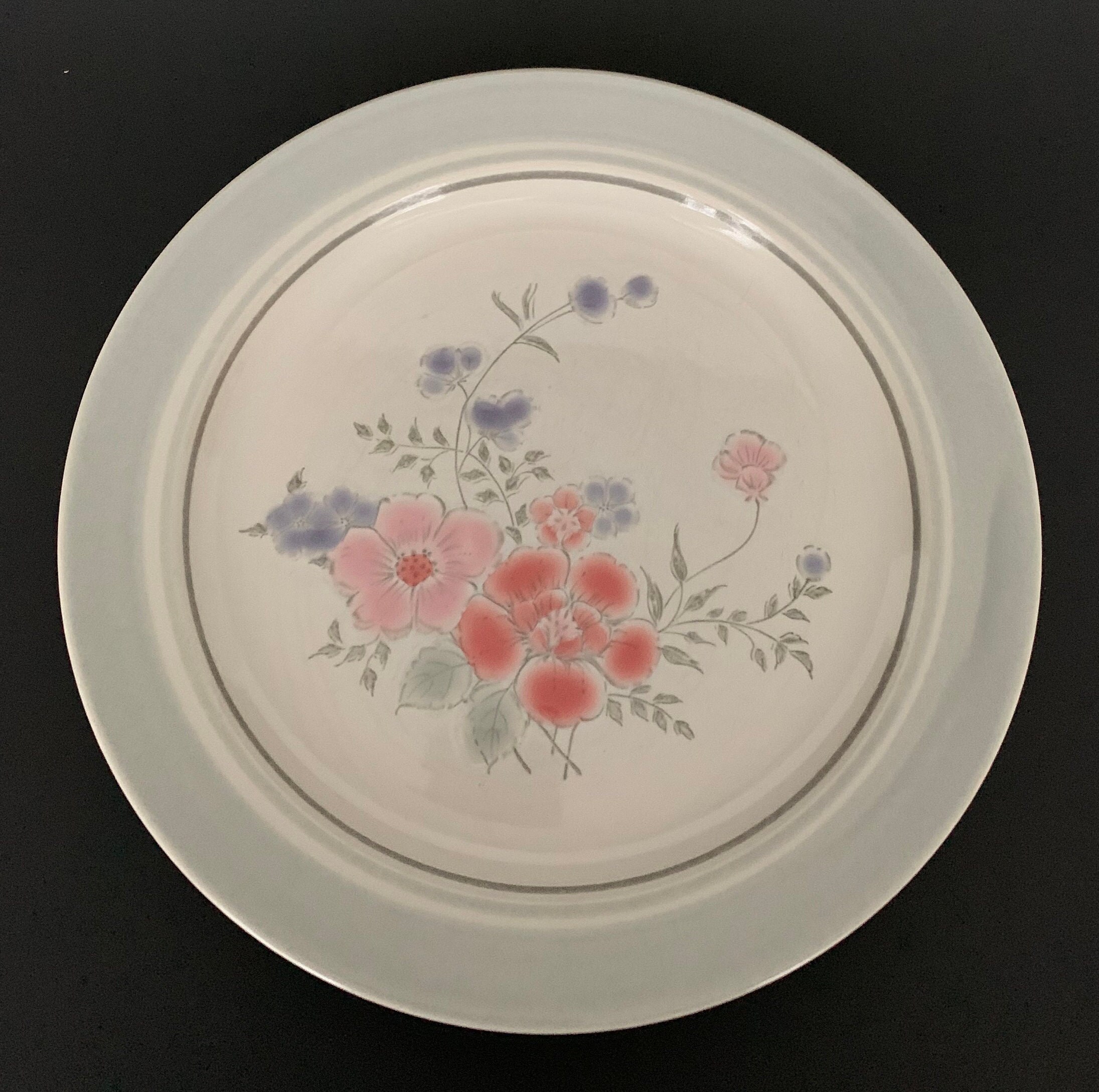 1986 Newcor Dinner Plates 'judy' No. 306, 10.75 Set of Four 4, Vintage ...