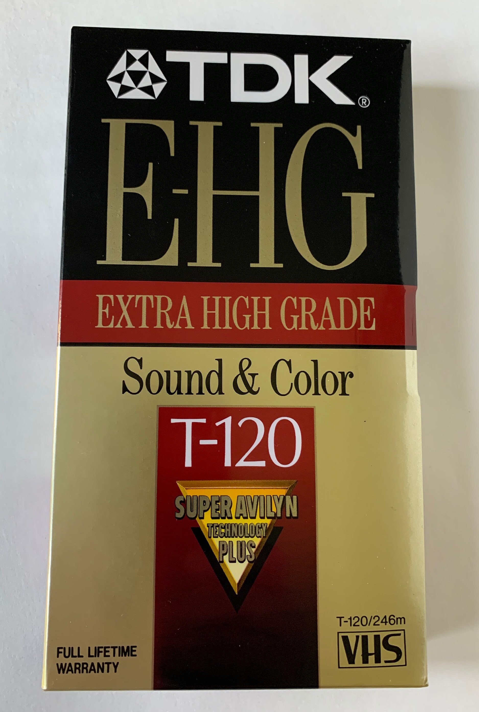 6 New T-120 VHS Tapes, 5 TDK Extra High Grade & 1 Maxell Hgx-gold ...