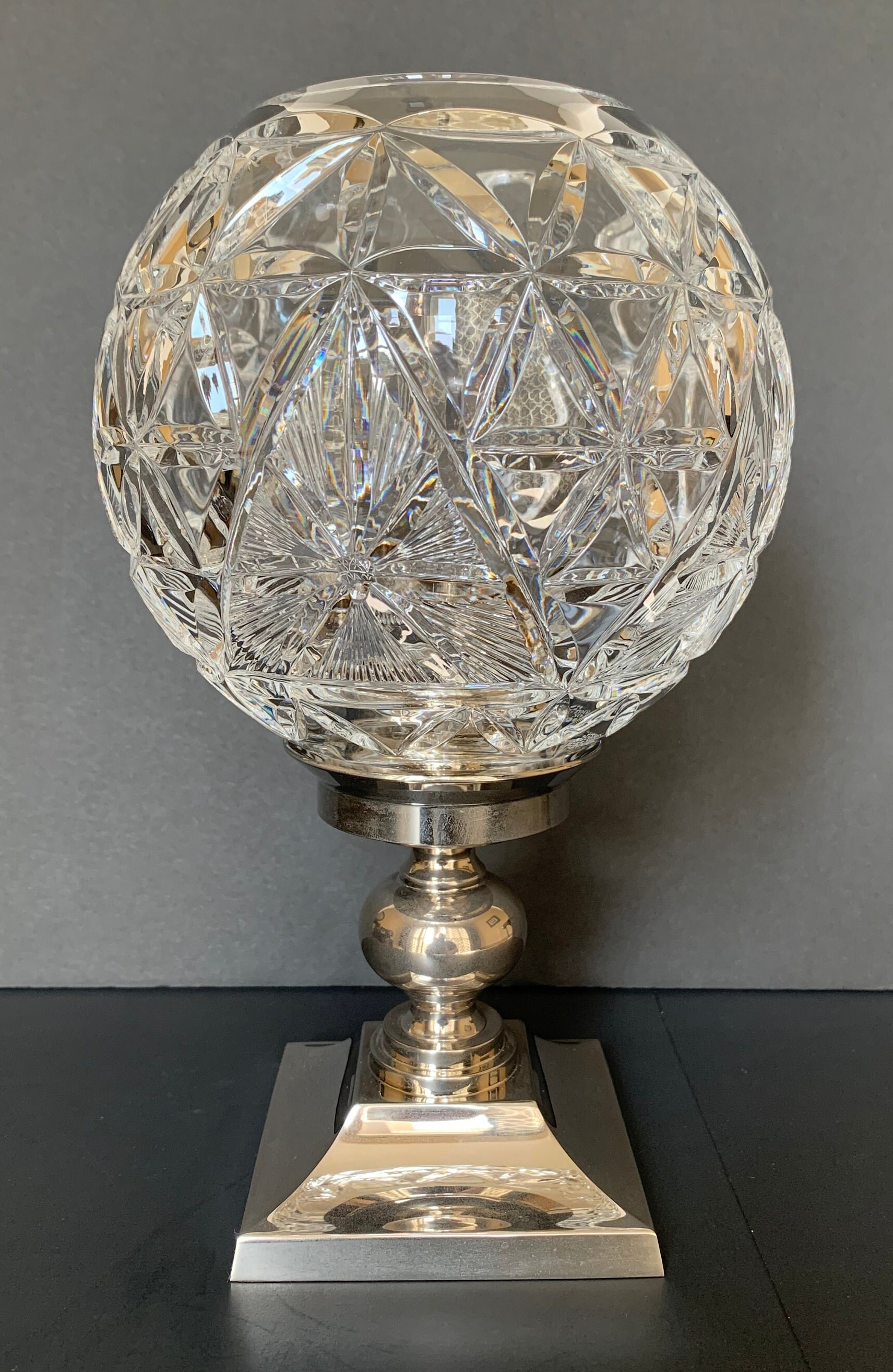 Waterford Crystal Times Square Star of Hope 2000 Hurricane Candle ...