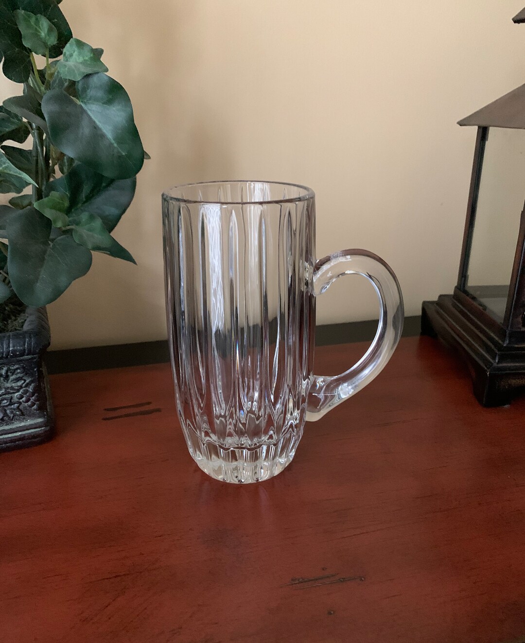 Vintage Mikasa Park Lane Lead Crystal Beer Stein: Heavy Blown Glass - Etsy