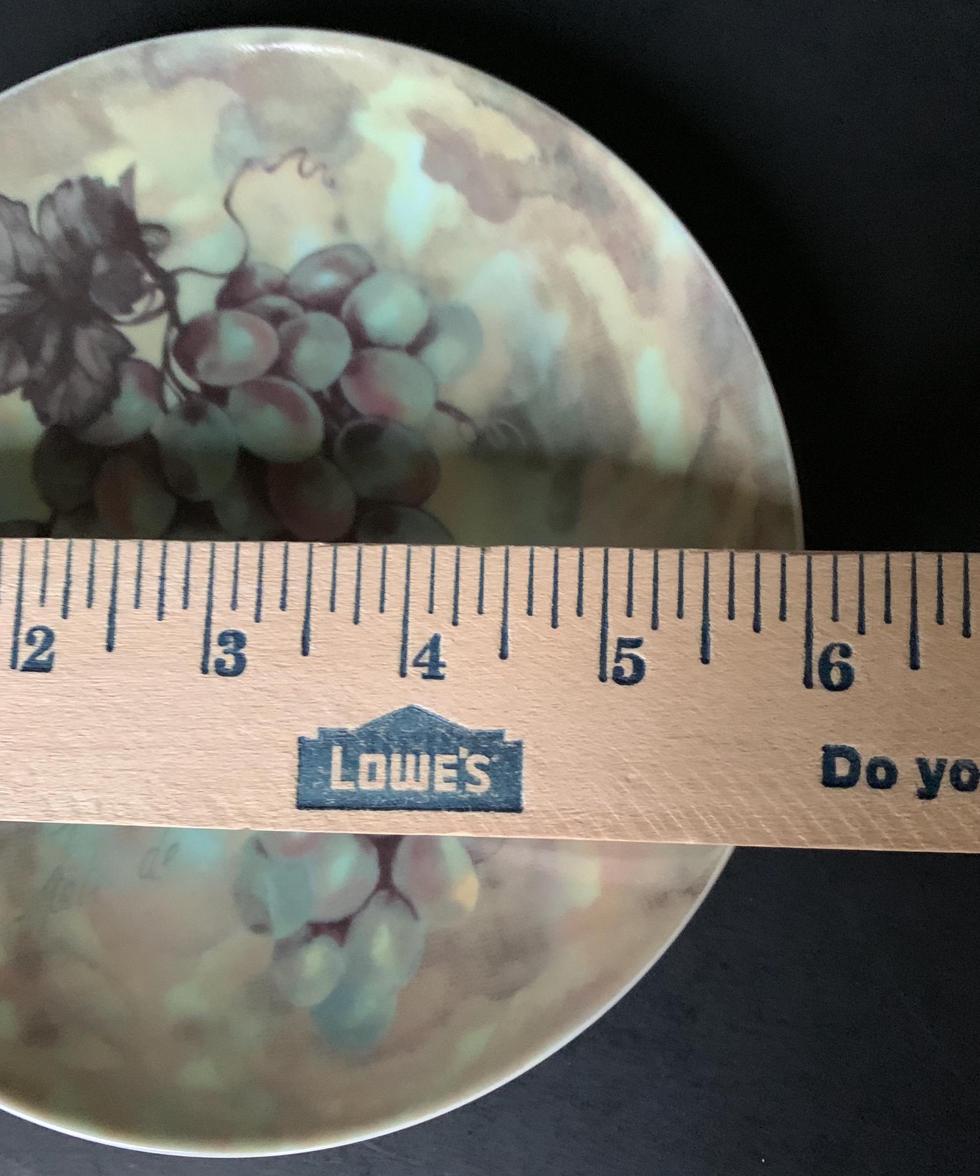 Three 3 I. Godinger & Co. Grape Pattern Dessert Plates 6, Vintage - Etsy