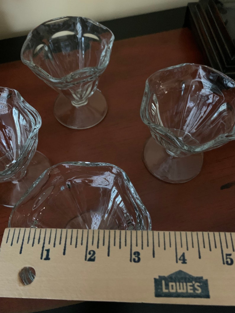 Anchor Hocking Clear Glass Footed Tulip Ice Cream Sundae - Etsy