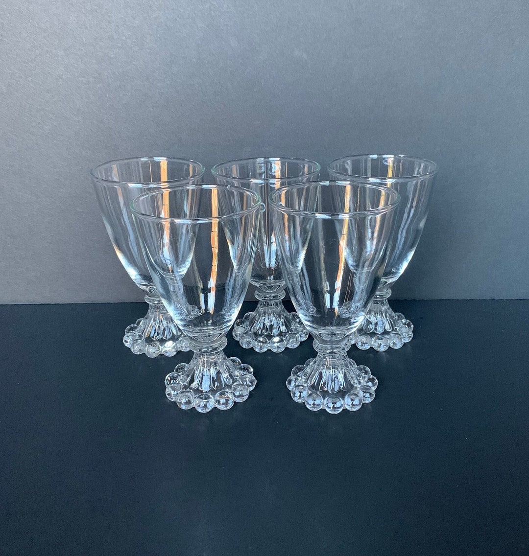 Anchor Hocking Berwick Boopie Juice Goblets Clear, Set of Five (5), Discontinued Vintage - Etsy