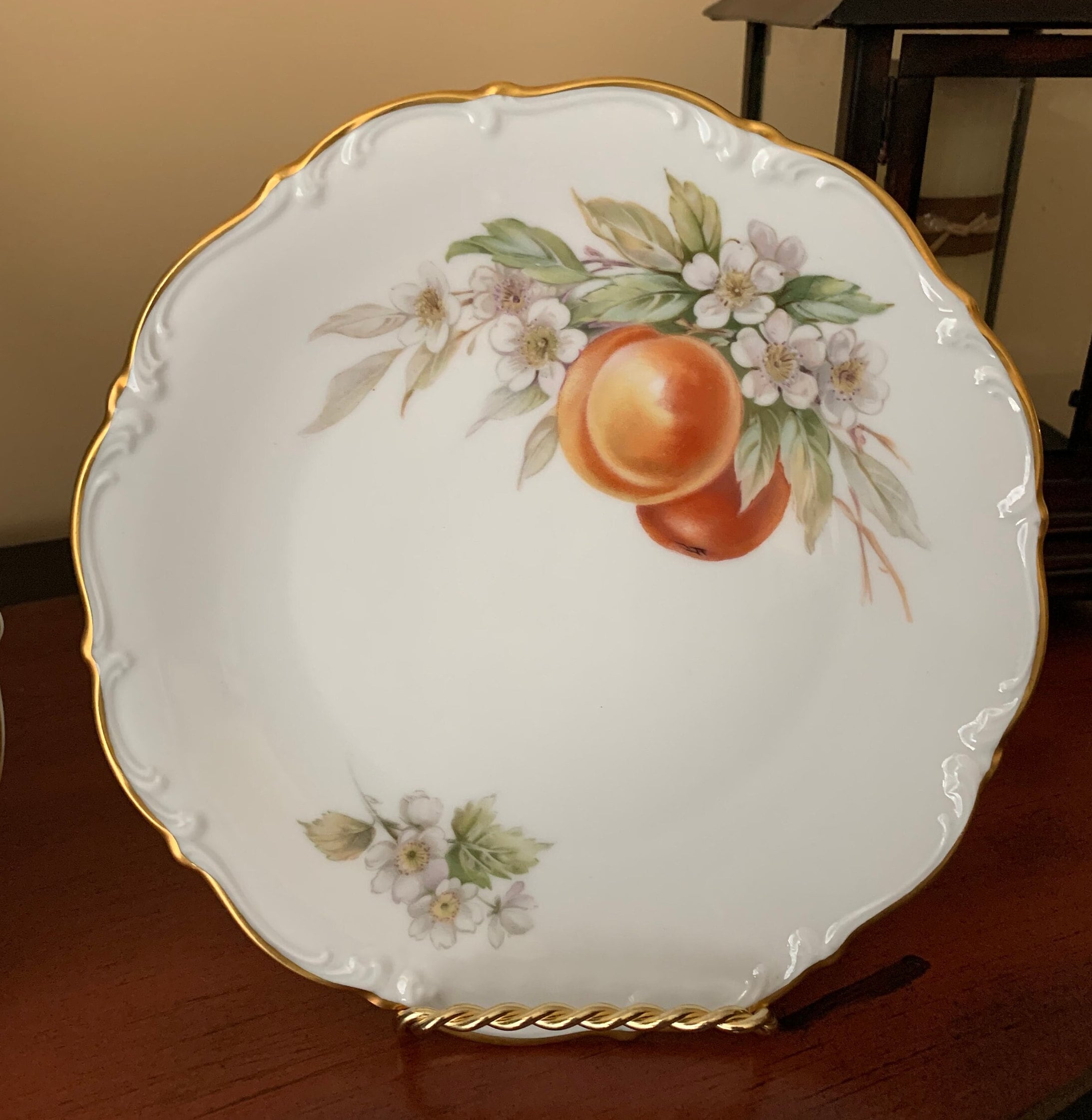 PT Bavaria Tirschenreuth Pasco FRUIT Pattern Salad Plates, Set of Two 2 ...