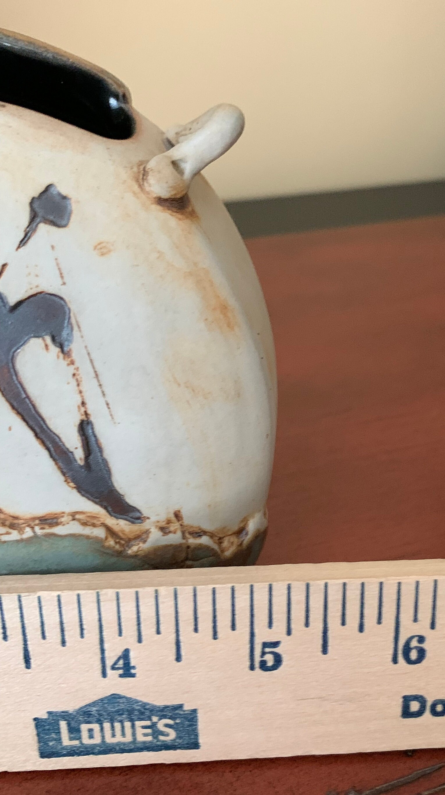 Tenmoku Pottery Malaysian Handicraft Vase / Planter With - Etsy